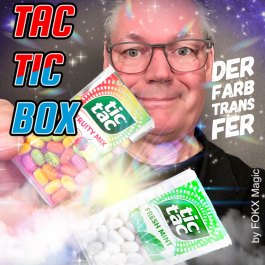 Tac Tic Box by FOKX Magic - Ergänzung zum Zaubermalbuch